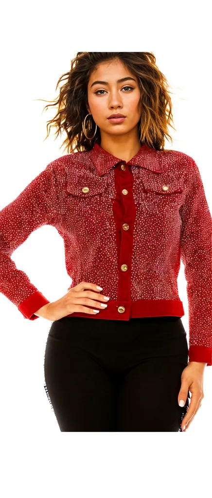 Red Bling Jacket – Petunias of Naples