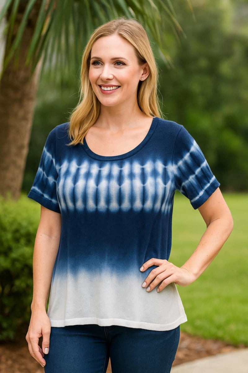 Alison Sheri Navy Ombre Tie-Dye Sweater – Petunias of Naples